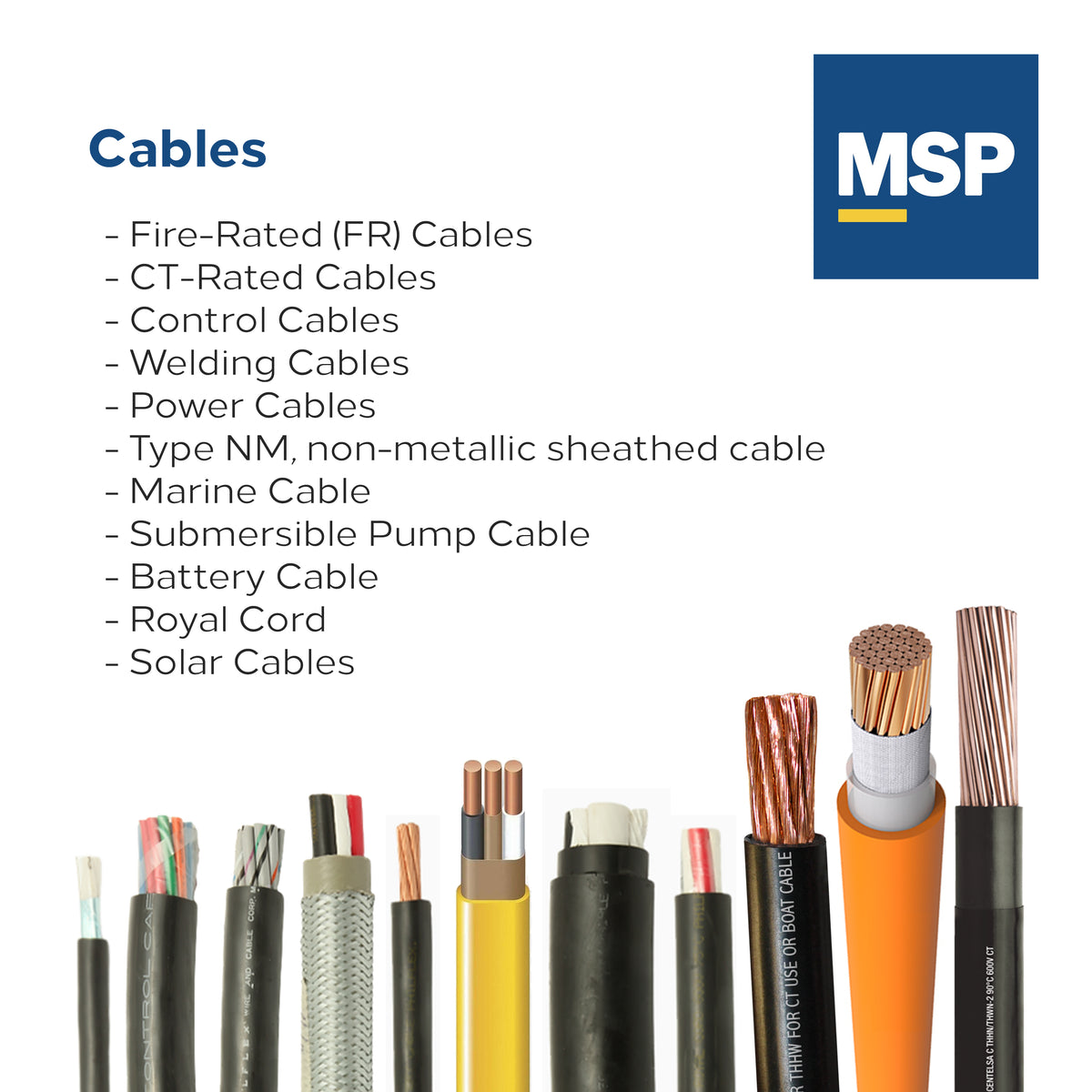 Cables – MSP Philippines