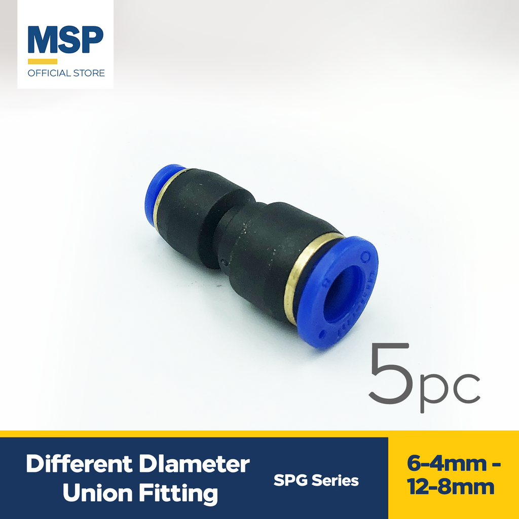 Different Diameter Union Straight Fitting – MSP Philippines